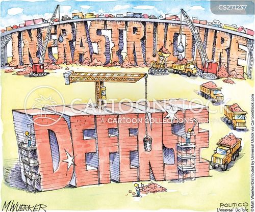 Defence Budgets Cartoons and Comics - funny pictures from CartoonStock