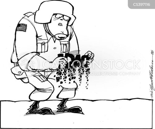 Us Combat Soldiers Cartoons and Comics - funny pictures from CartoonStock