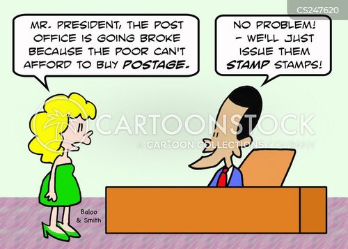 Us Post Service Cartoons and Comics - funny pictures from CartoonStock