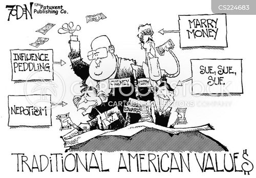 Influence Peddling Cartoons and Comics - funny pictures from CartoonStock