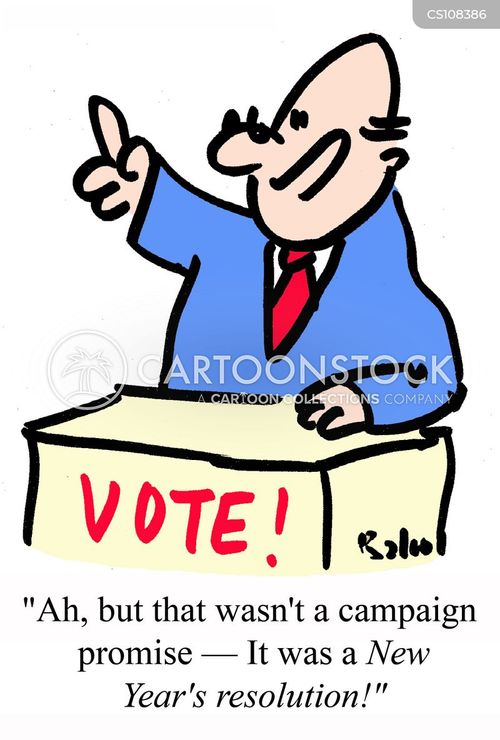Endless Campaign Ads Cartoons and Comics - funny pictures from CartoonStock
