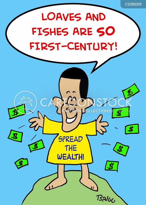 Spread The Wealth Cartoons and Comics - funny pictures from CartoonStock