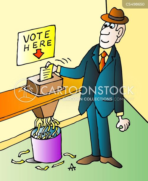 Ballot Boxes Cartoons and Comics - funny pictures from CartoonStock