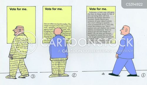 Political Rhetoric Cartoons and Comics - funny pictures from CartoonStock