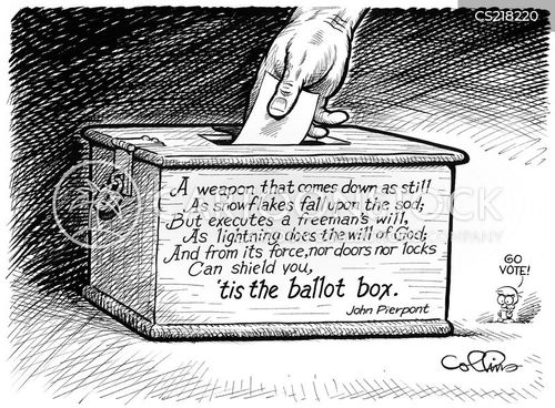 Ballot Box Cartoons and Comics - funny pictures from CartoonStock