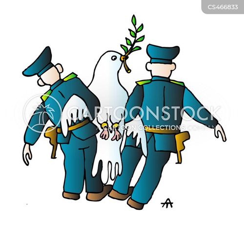 Symbolic Conflict Cartoons and Comics - funny pictures from CartoonStock