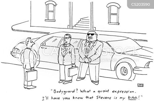 President Body Guard Cartoons and Comics - funny pictures from CartoonStock
