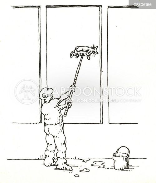 Window Cleaning Cartoons and Comics - funny pictures from CartoonStock