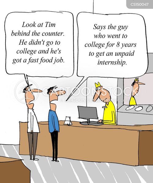 Internships Cartoons and Comics - funny pictures from CartoonStock