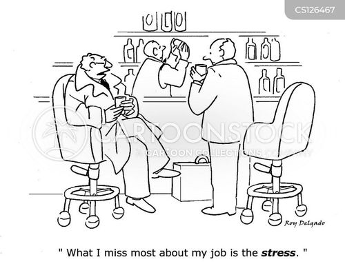 Work Stresses Cartoons and Comics - funny pictures from CartoonStock
