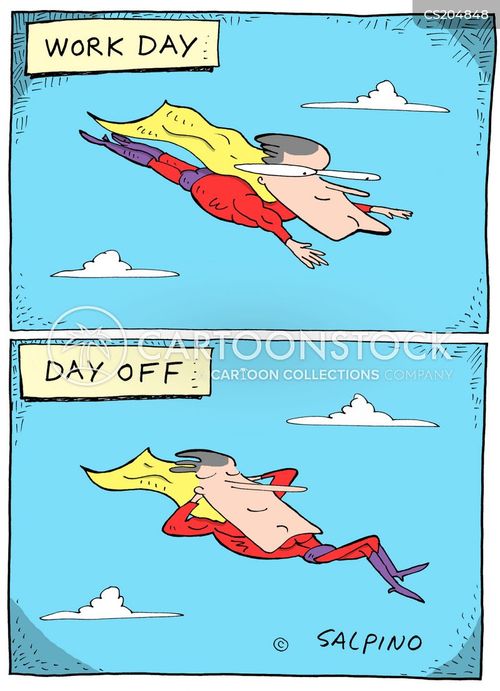 Evening Off Cartoons and Comics - funny pictures from CartoonStock
