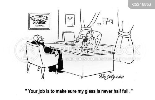 Glass Is Half Full Cartoons and Comics - funny pictures from CartoonStock