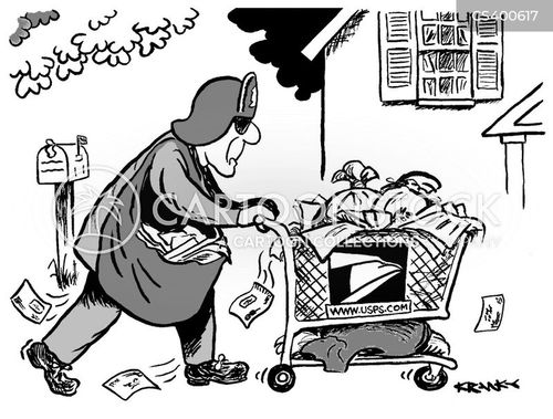 Usps Cartoons and Comics - funny pictures from CartoonStock