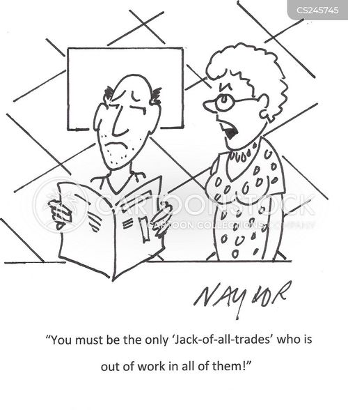 Jack Of All Trades Cartoons and Comics - funny pictures from CartoonStock