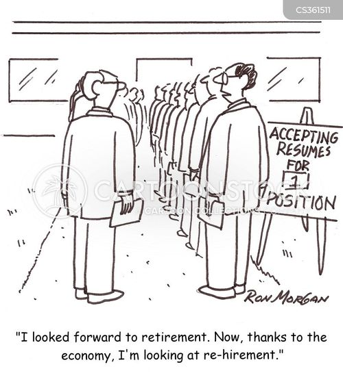 Unemployment Rates Cartoons and Comics - funny pictures from CartoonStock