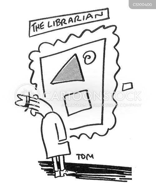 Art Libraries Cartoons and Comics - funny pictures from CartoonStock