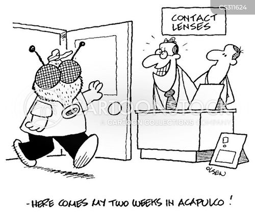 Contact Lenses Cartoons and Comics - funny pictures from CartoonStock