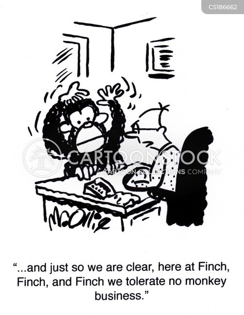 Monkey Business Cartoons and Comics - funny pictures from CartoonStock