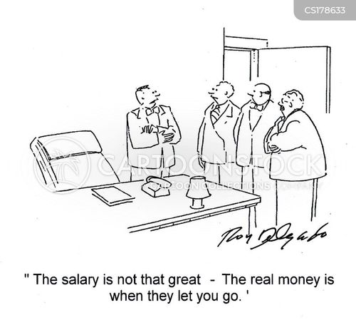 Severance Pay Cartoons and Comics - funny pictures from CartoonStock
