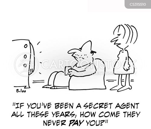 Secret Agent Cartoons and Comics - funny pictures from CartoonStock