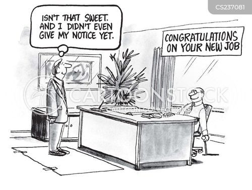 Give Notice Cartoons and Comics - funny pictures from CartoonStock