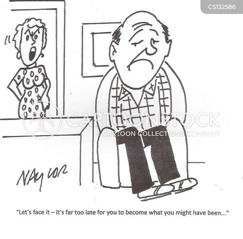 Never Too Late Cartoons and Comics - funny pictures from CartoonStock