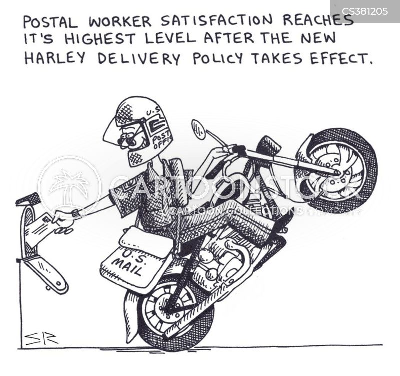 Postal Delivery Cartoons and Comics - funny pictures from CartoonStock