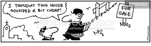 Cheap Houses Cartoons and Comics - funny pictures from CartoonStock