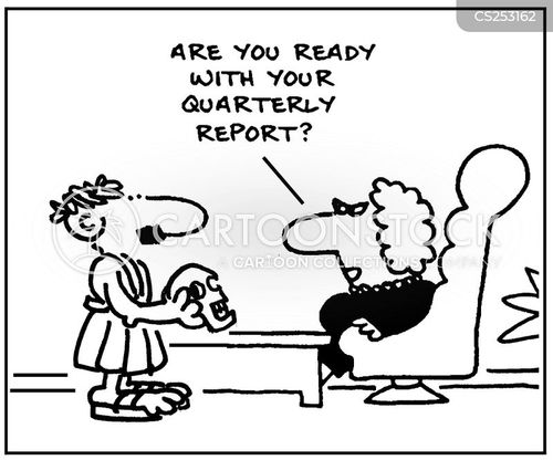 Paid Quarterly Cartoons and Comics - funny pictures from CartoonStock