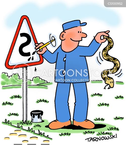 Sign Writer Cartoons and Comics - funny pictures from CartoonStock