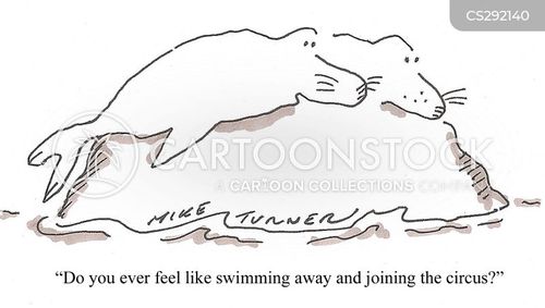 Pinniped Cartoons and Comics - funny pictures from CartoonStock
