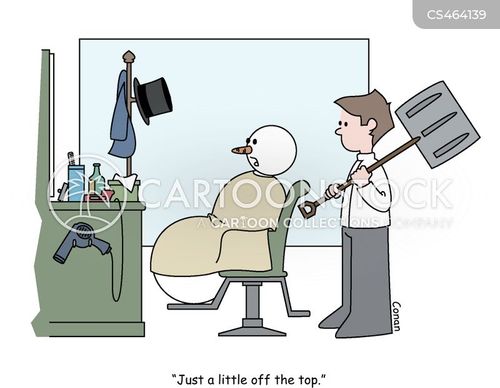 Tapered Sides Cartoons and Comics - funny pictures from CartoonStock