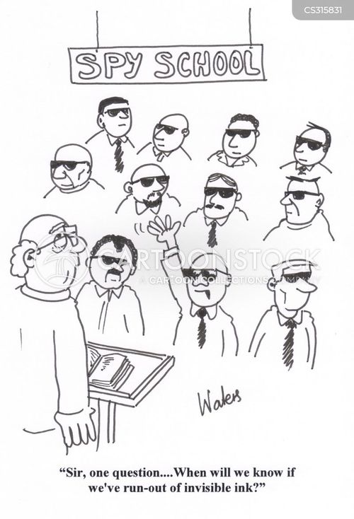 Invisible Ink Cartoons and Comics - funny pictures from CartoonStock