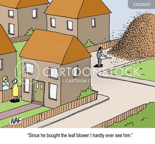 Clearing Leaves Cartoons and Comics - funny pictures from CartoonStock