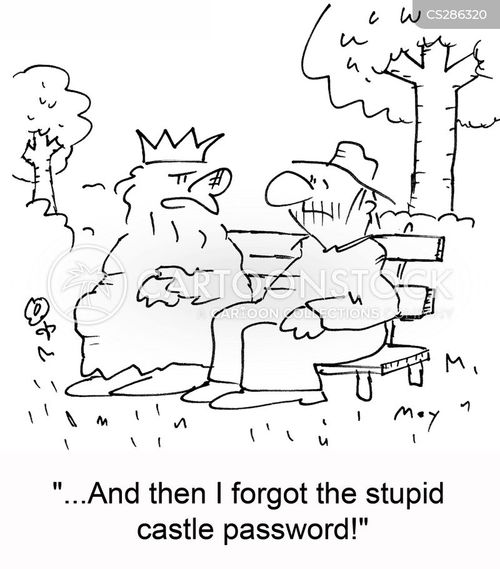 Password Accesses Cartoons and Comics - funny pictures from CartoonStock