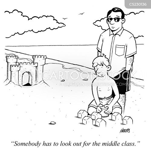Sandcastle Cartoons and Comics - funny pictures from CartoonStock