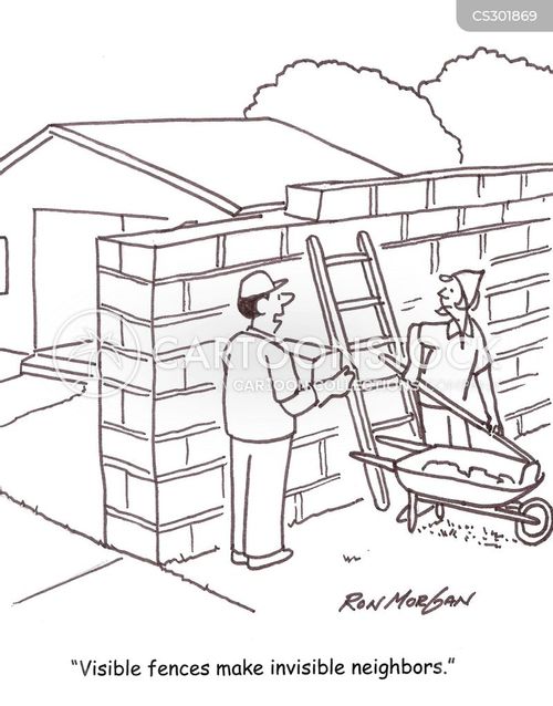Unseen Neighbors Cartoons and Comics - funny pictures from CartoonStock