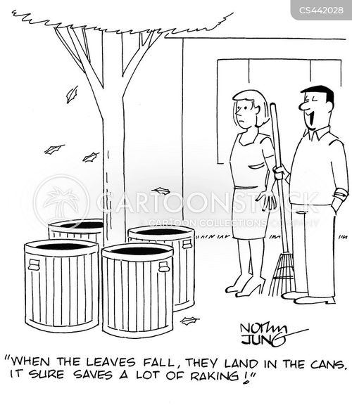 Fall Leaves Cartoons and Comics - funny pictures from CartoonStock