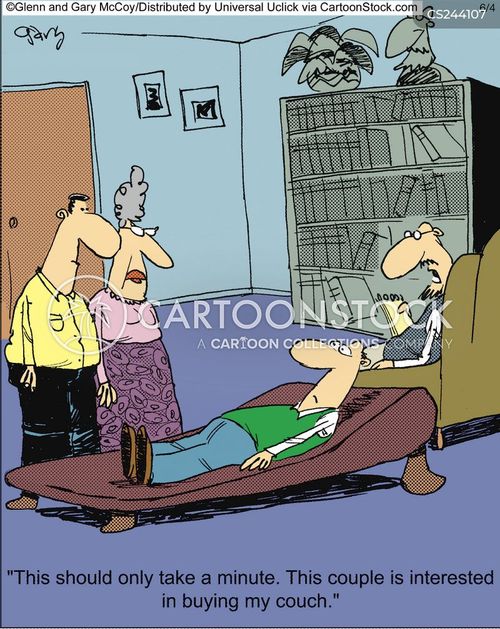 Therapist's Couch Cartoons and Comics - funny pictures from CartoonStock
