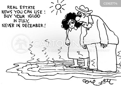 Thawing Melt Cartoons and Comics - funny pictures from CartoonStock