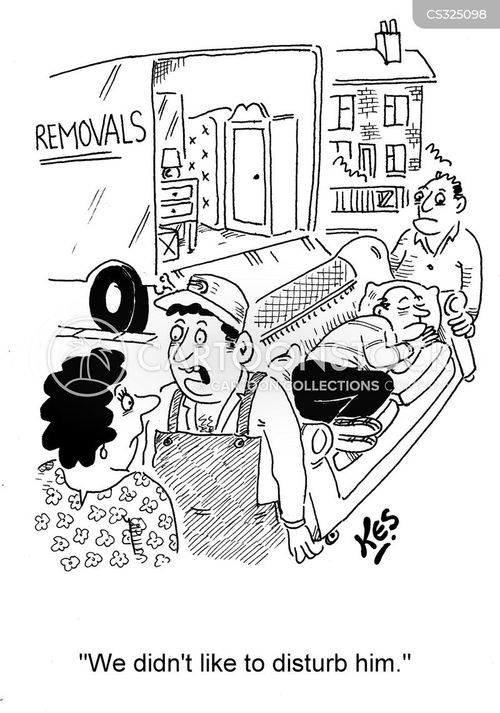 Removal Men Cartoons and Comics - funny pictures from CartoonStock