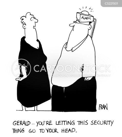 Home Intruders Cartoons and Comics - funny pictures from CartoonStock