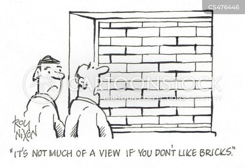 Bricked Wall Cartoons and Comics - funny pictures from CartoonStock