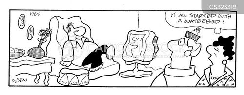 Waterbed Cartoons and Comics - funny pictures from CartoonStock