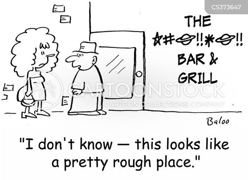 Looks Rough Cartoons and Comics - funny pictures from CartoonStock