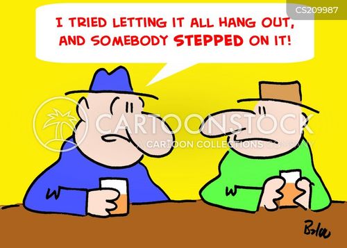 Let It All Hang Out Cartoons and Comics - funny pictures from CartoonStock