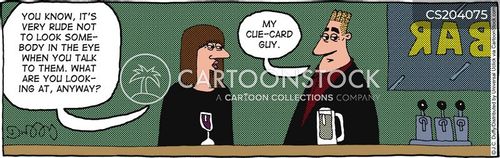 Cue Cards Cartoons and Comics - funny pictures from CartoonStock