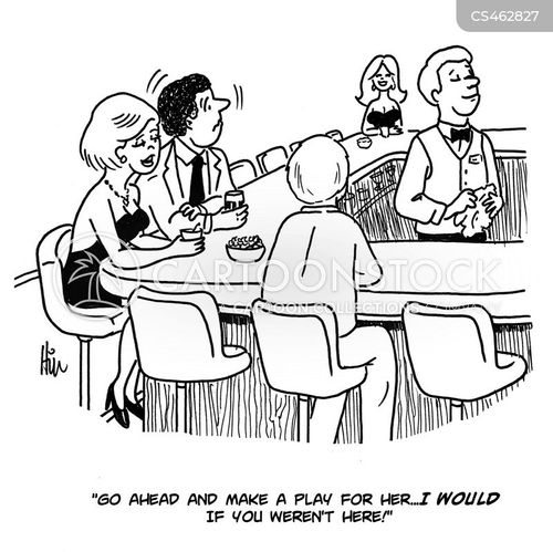 Singles Bar Cartoons and Comics - funny pictures from CartoonStock