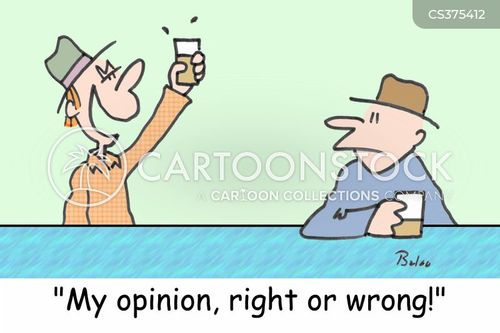 Being Right Cartoons and Comics - funny pictures from CartoonStock