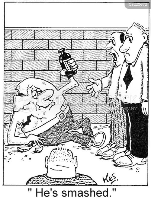 Getting Smashed Cartoons and Comics - funny pictures from CartoonStock